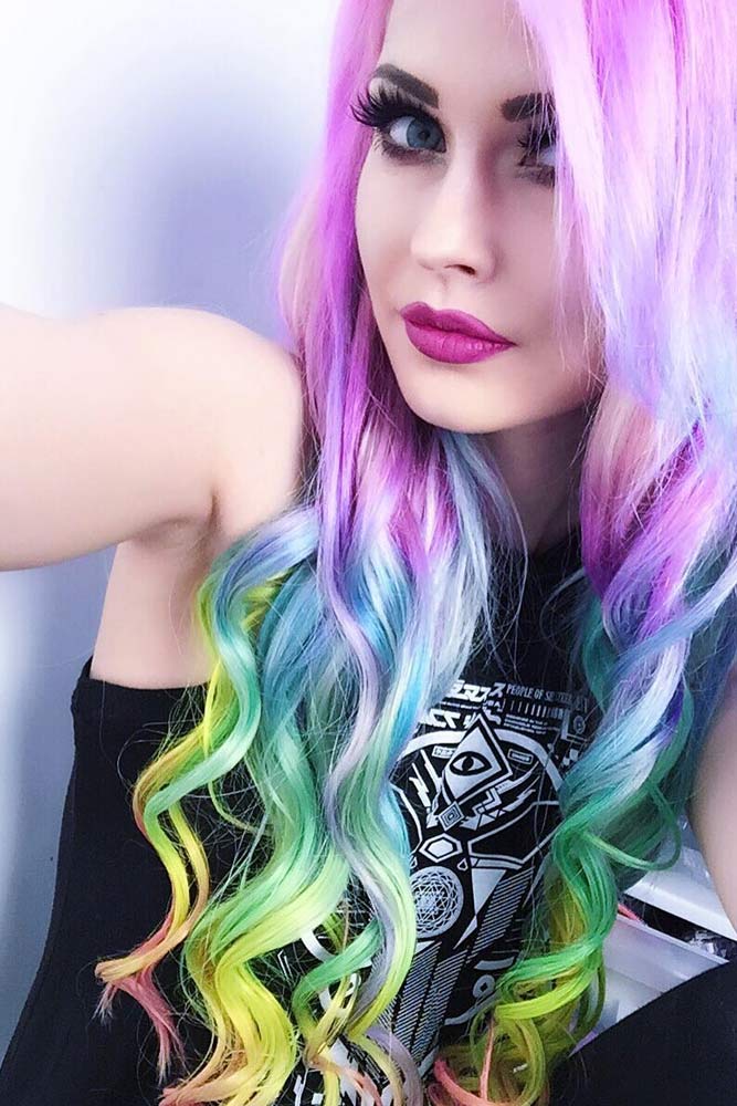 33 Colorful Ombre Hair Ideas to Inspire You This Summer