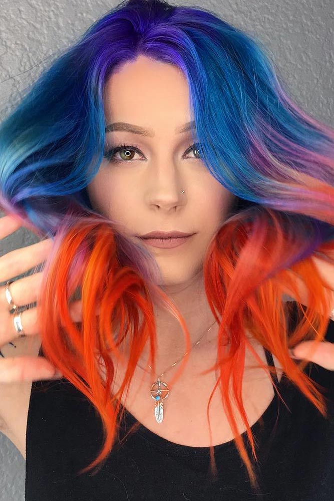33 Colorful Ombre Hair Ideas to Inspire You This Summer