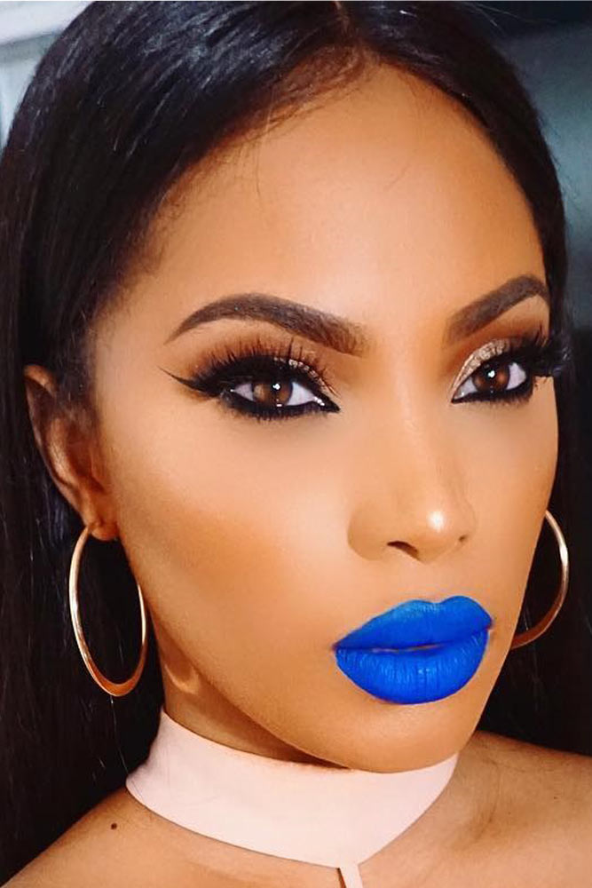 42 Blue Lipstick Shades We're Falling For This Season
