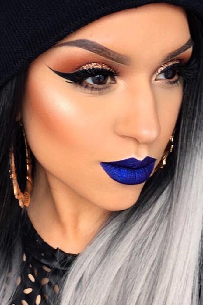 42 Blue Lipstick Shades We're Falling For This Season