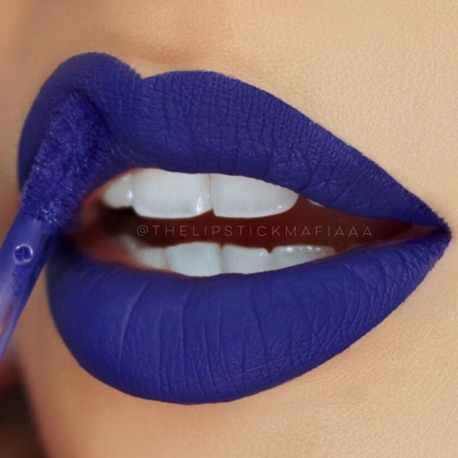 42 Blue Lipstick Shades We're Falling For This Season