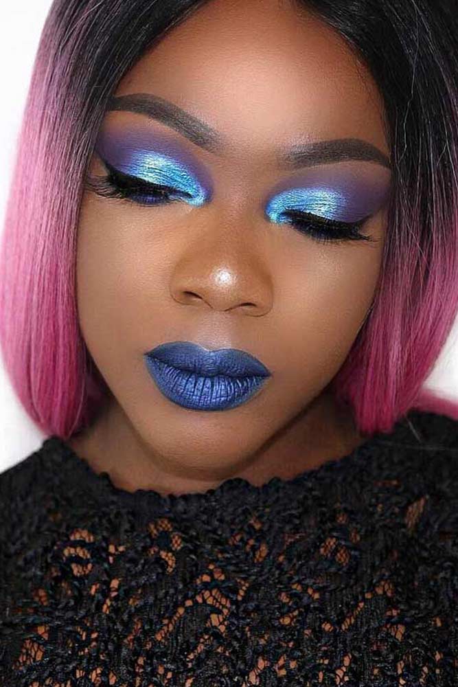 42 Blue Lipstick Shades We're Falling For This Season