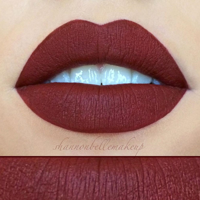 36 Variations Of Burgundy Lipstick Matte for All Skin Tones