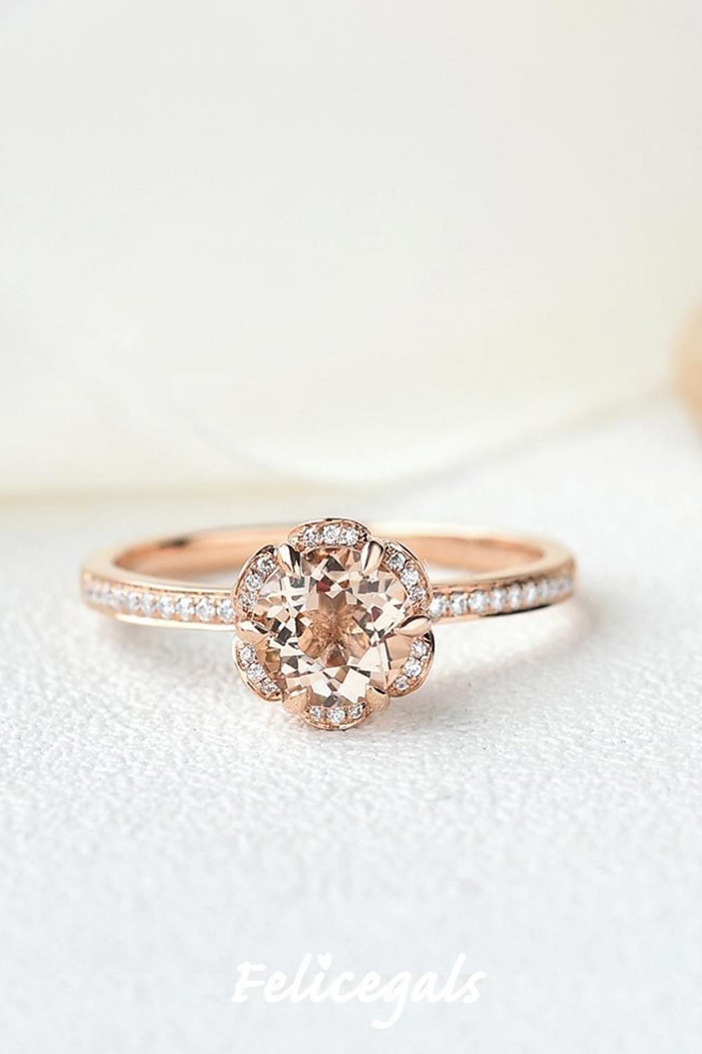 27 Beautiful Rose Gold Engagement Rings