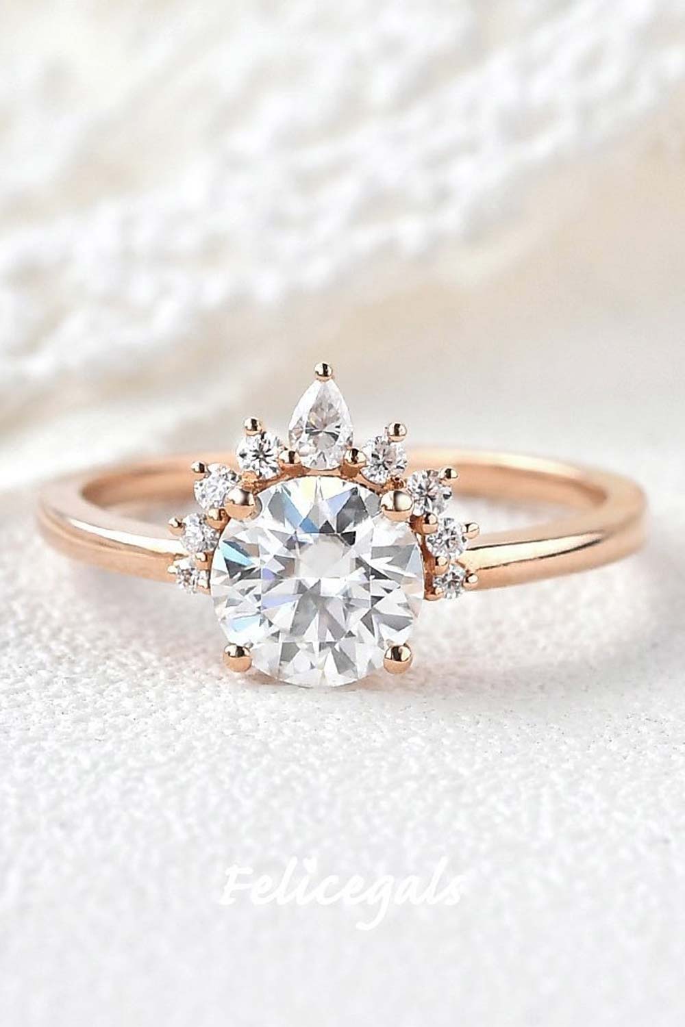 27 Beautiful Rose Gold Engagement Rings