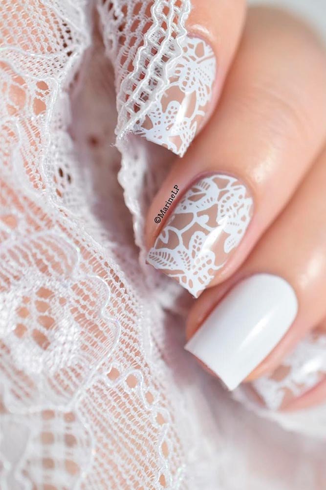 39 Exquisite Ideas Of Wedding Nails For Elegant Brides