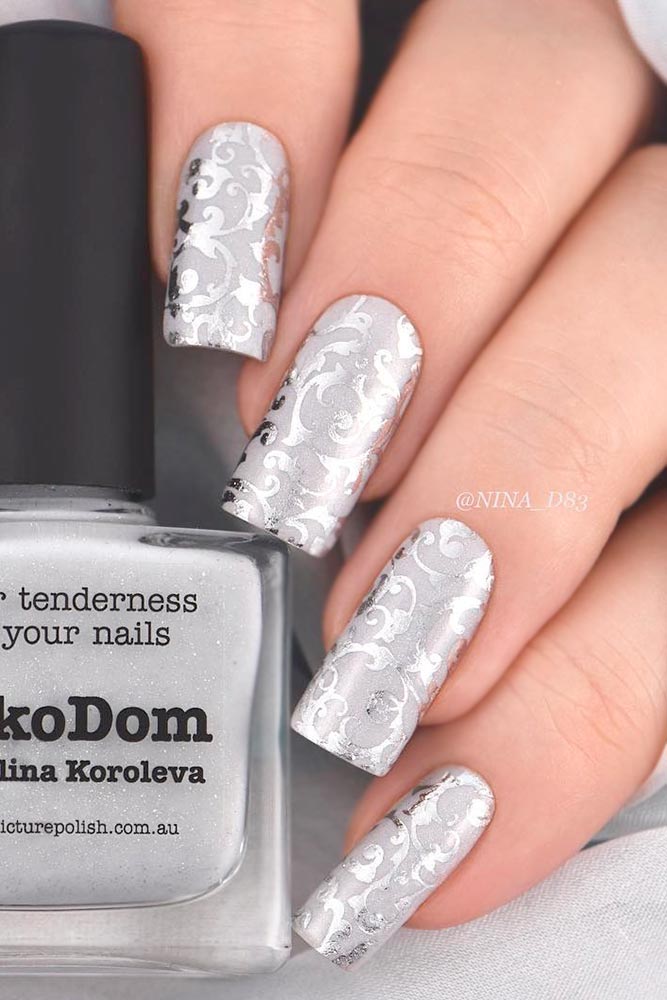 39 Exquisite Ideas Of Wedding Nails For Elegant Brides