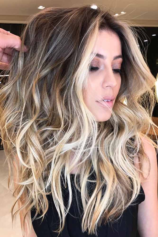 24 Stylish Ideas with Highlights for Dark Hair
