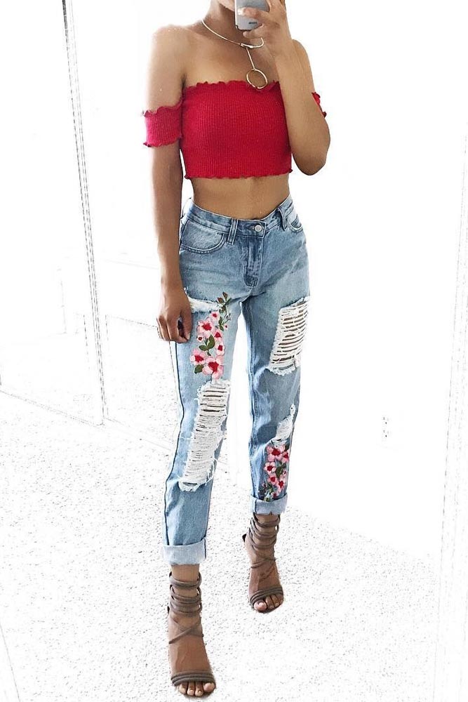27 Cool Ways of Wearing Boyfriend Jeans