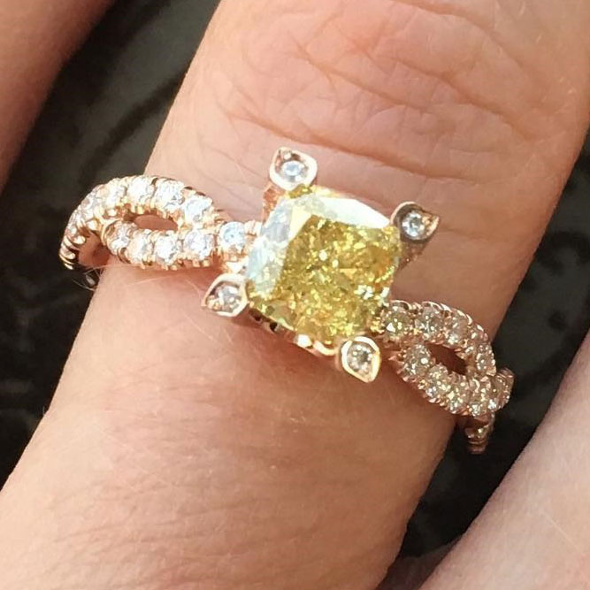 33 Yellow Diamond Engagement Rings For The Unforgettable Moment