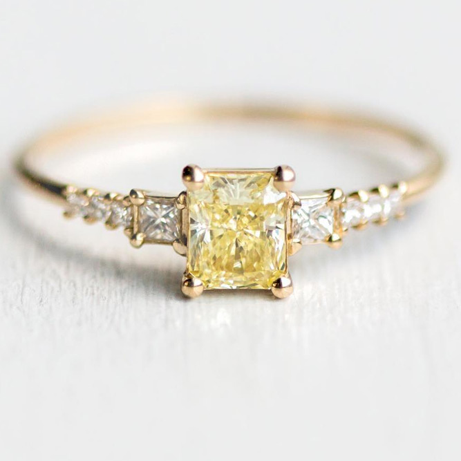 33 Yellow Diamond Engagement Rings For The Unforgettable Moment