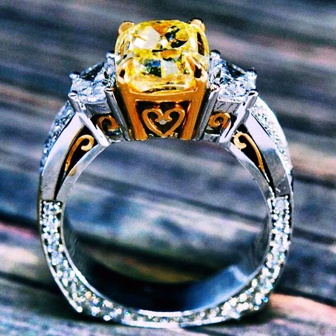 33 Yellow Diamond Engagement Rings For The Unforgettable Moment