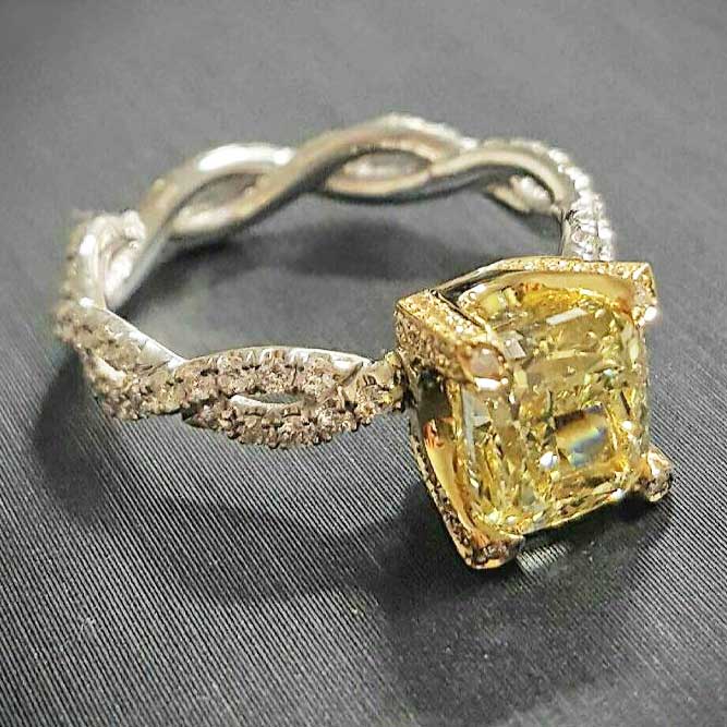 33 Yellow Diamond Engagement Rings For The Unforgettable Moment