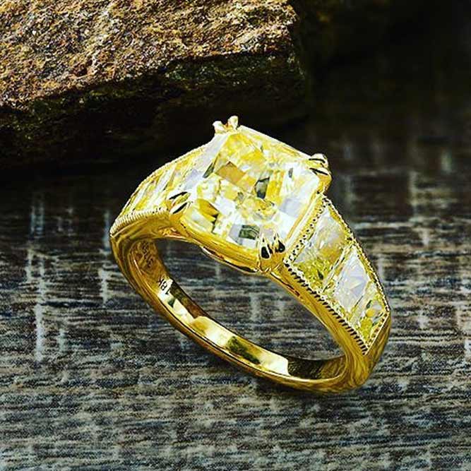 33 Yellow Diamond Engagement Rings For The Unforgettable Moment
