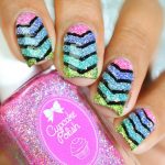 27 Amazing Chevron Pattern Design Nails
