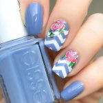 27 Amazing Chevron Pattern Design Nails