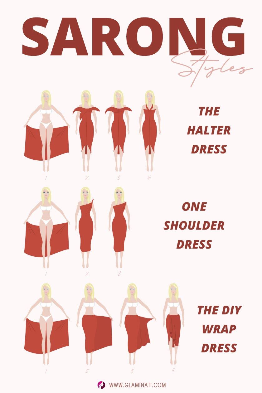 9 Sassy Styles To Play Around With A Sarong When Summer Hits