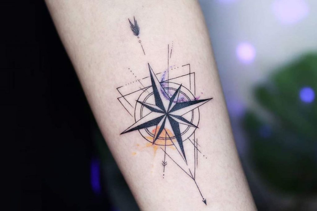 Compass Tattoo Designs: Symbolism and Style in Focus