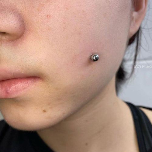 Use Cheek Piercing To Add Charming Dimples To Your Look