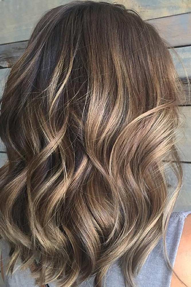 Loose Curls Medium Length Hair