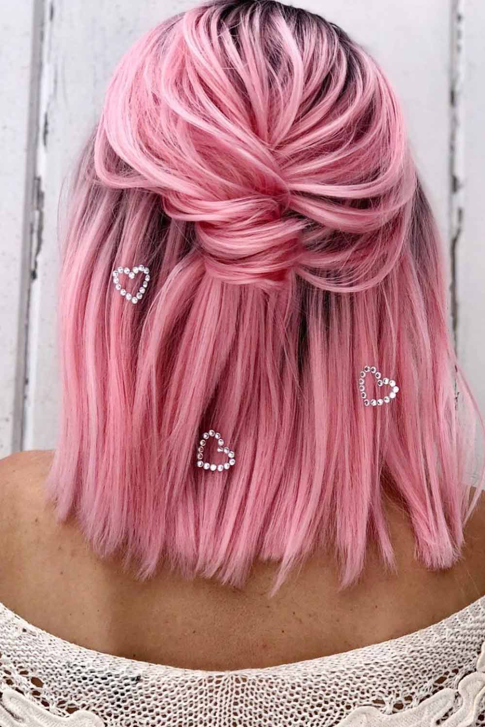 Pastel Pink Hair With Dark Roots at Peter Kimmons blog