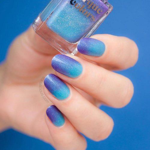 Blue Nails: The Hottest Trend of The Season - Glaminati.com