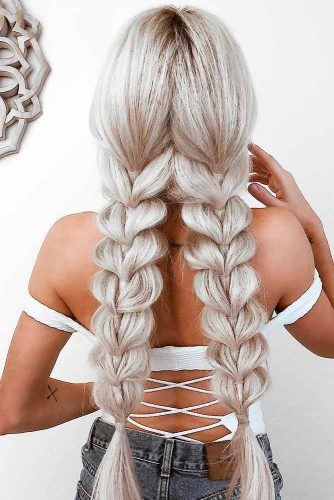 Pigtails Is Another Almost Forgotten Trend That 2020 Brings Back