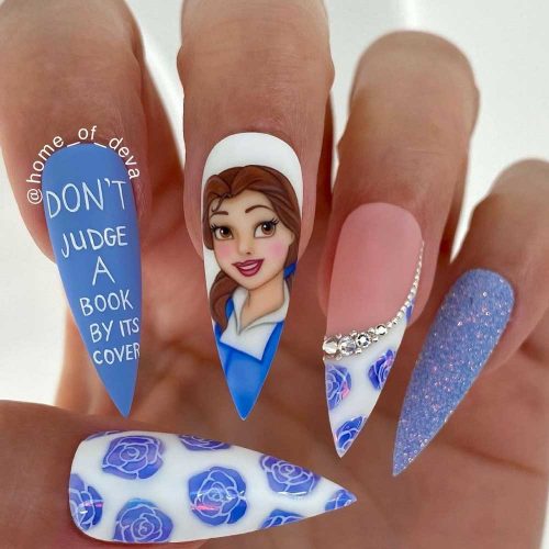 Intricate Disney Nails to Cherish the Child Within You