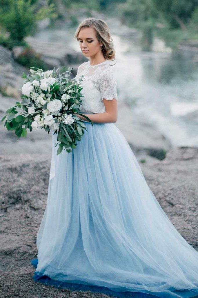 Unique Blue Wedding Dress Ideas For Every Taste - Glaminati.com