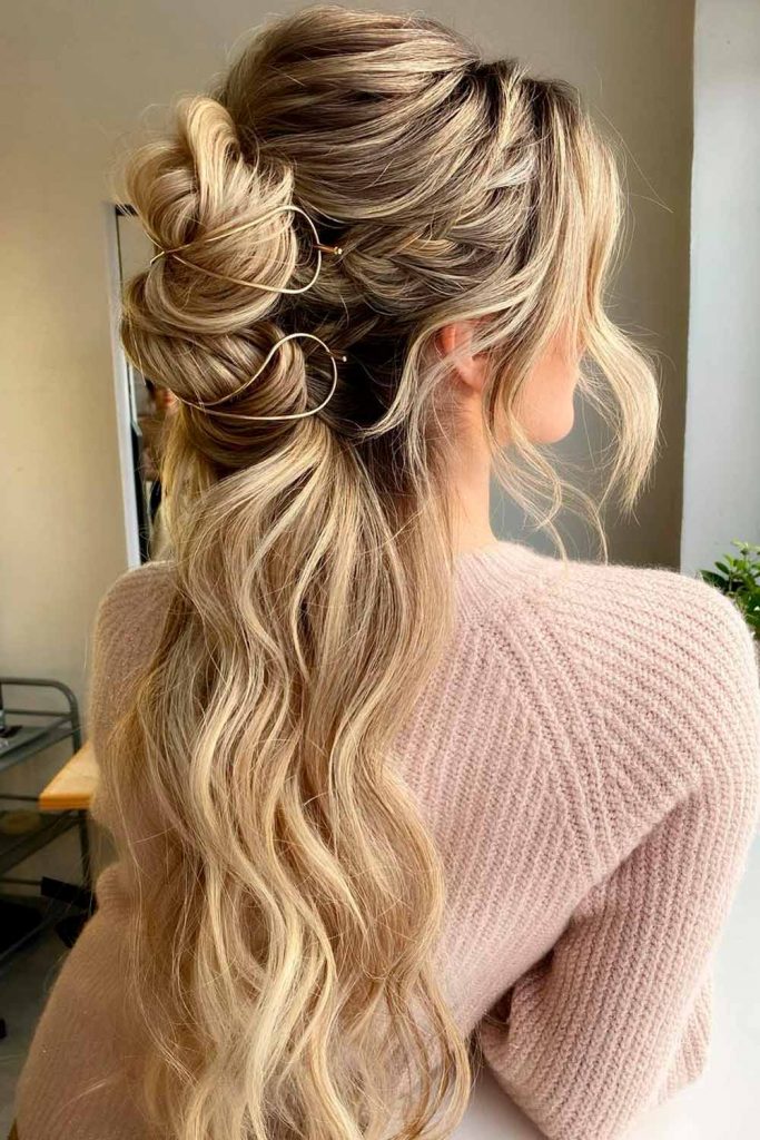 37 Hermosas Ideas De Peinados Navideños Para Cabello Largo Que Te Encantaran - Esmilna Castillo