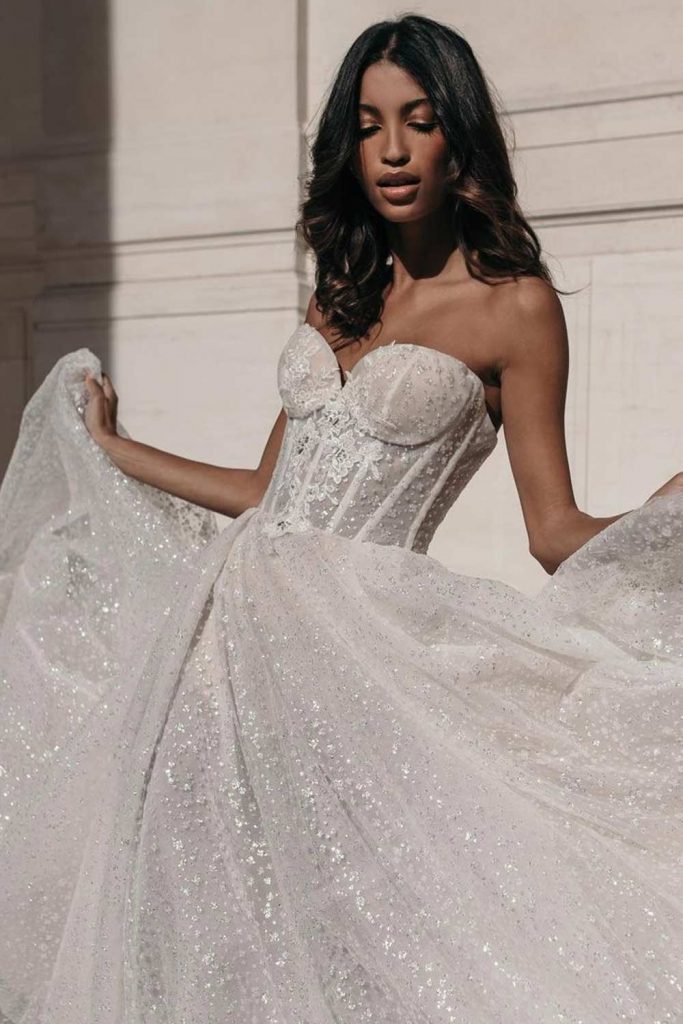 Eternal Appeal of a Modern Corset Wedding Dress - Glaminati