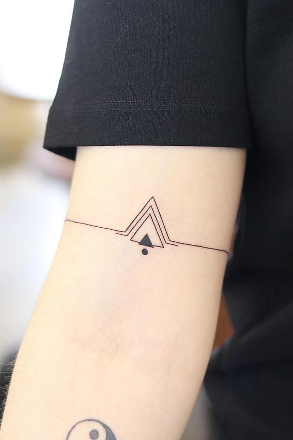 Simple Line Tattoos For Men
