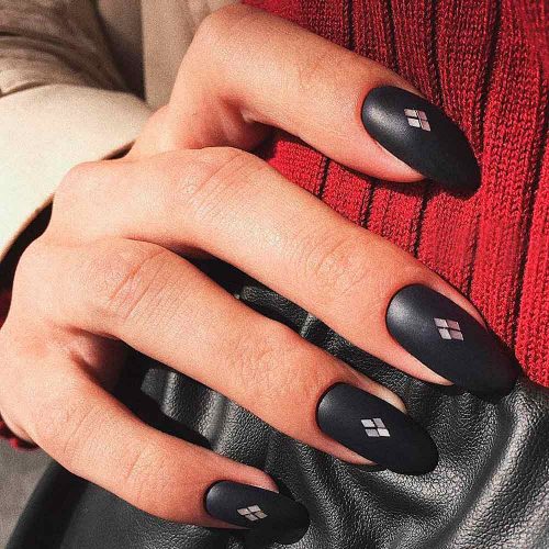 44 Matte Black Nails To Emphasize Your Elegance - Glaminati