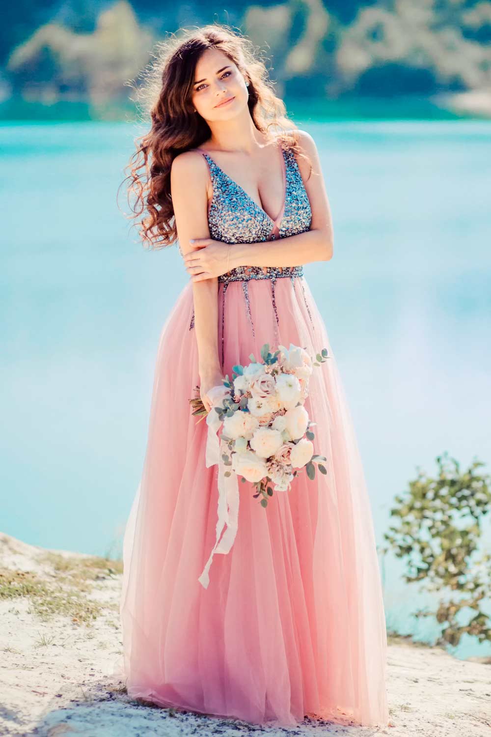 40 Pink Wedding Dress Ideas For Your Big Day - Glaminati