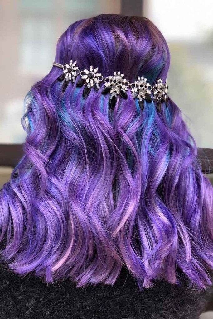 35 Blue And Purple Hair Looks That Will Amaze You
