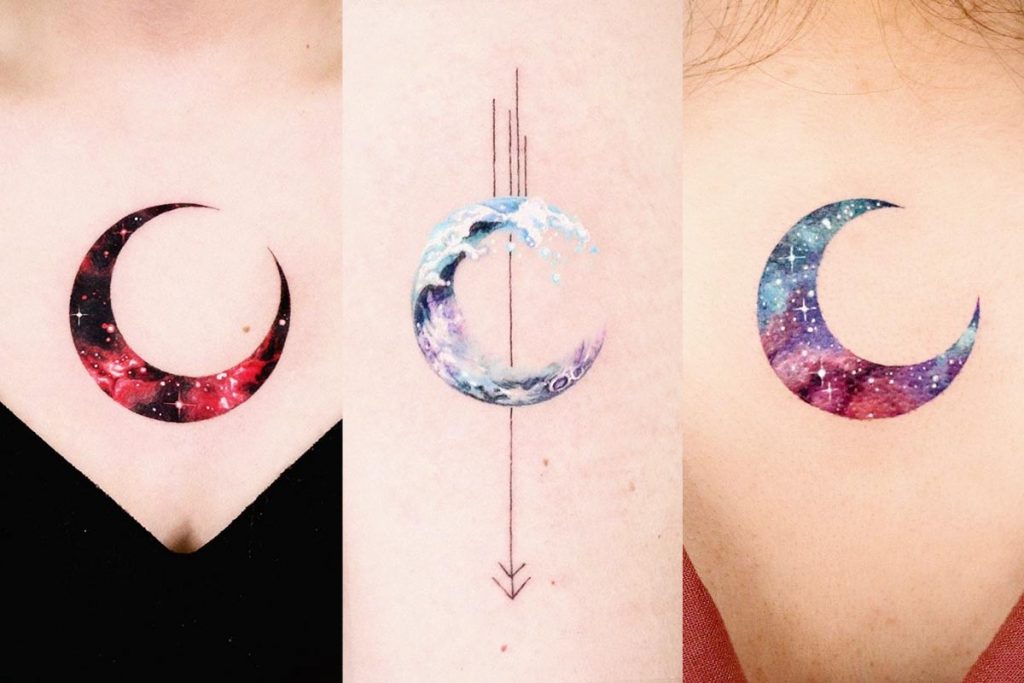 43 Moon Tattoo Designs that Illuminate Your Skin + FAQ