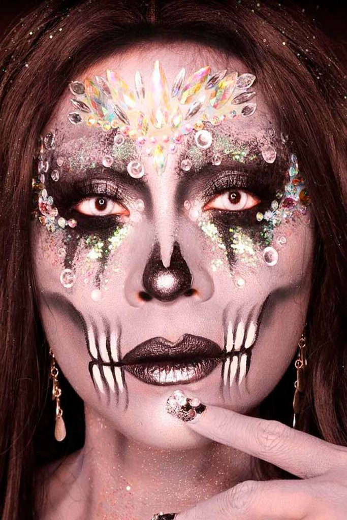 66 Sugar Skull Makeup Ideas for Halloween 2023