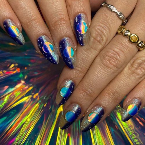33 Make-A-Wish-Upon-A-Star Design Nails Ideas