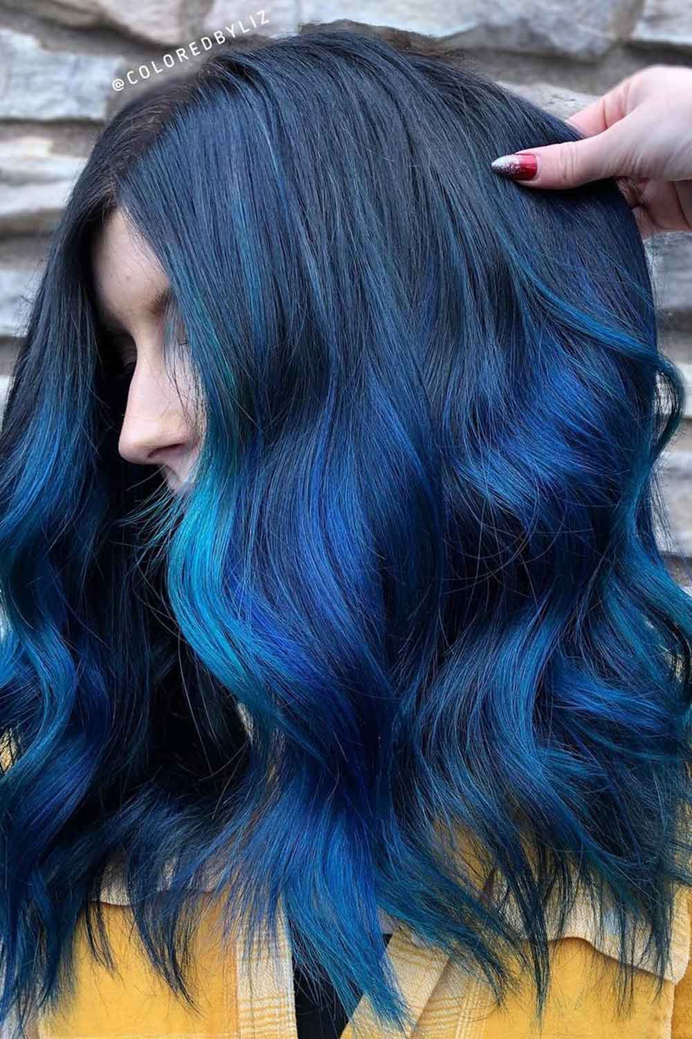 The Magical Power of Blue Black Hair