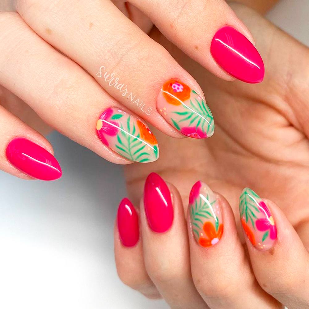 35 Tropical Nails Designs Every Lady Should Try This Summer