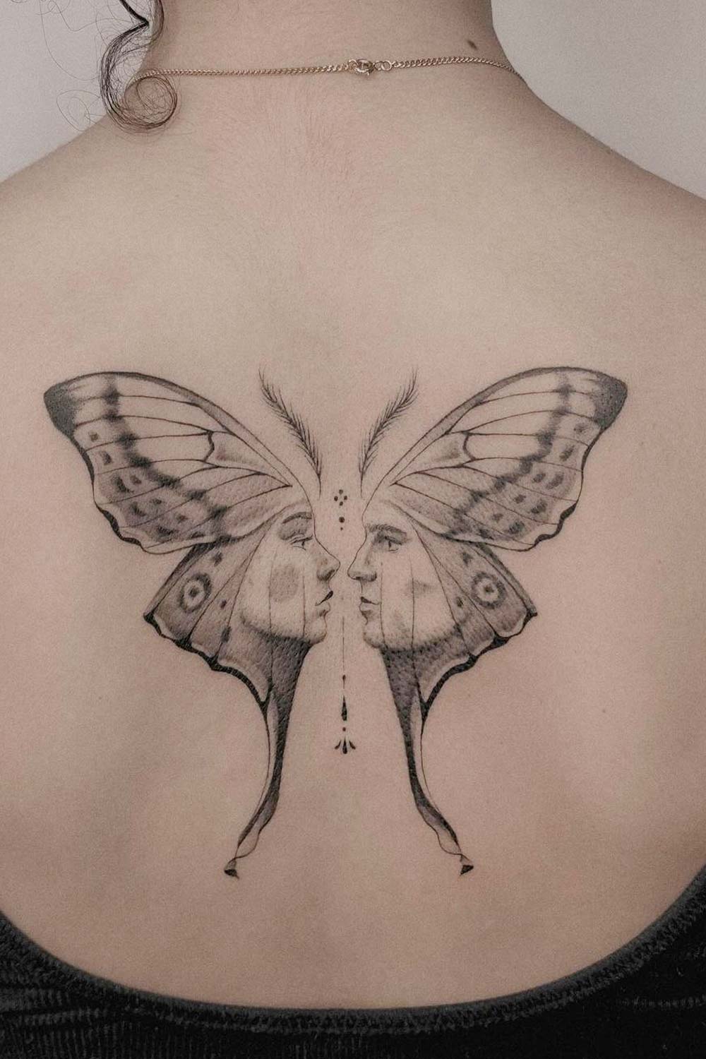 Otherworldly Beauty and Profound Symbolism of Moth Tattoo Trend