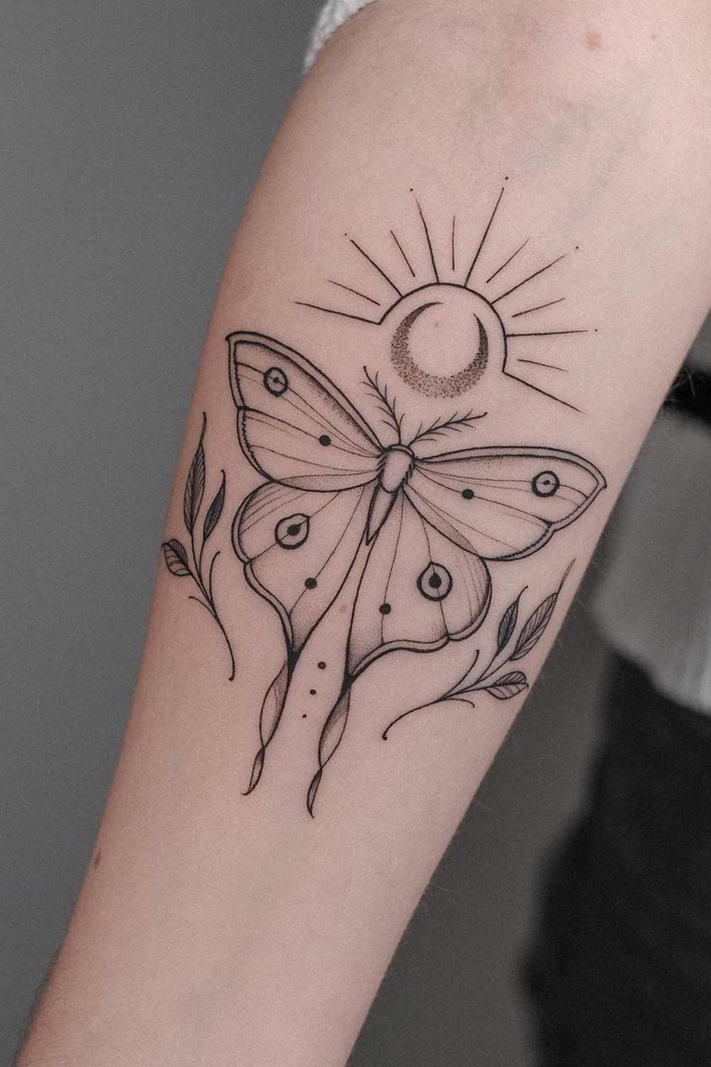 Otherworldly Beauty and Profound Symbolism of Moth Tattoo Trend