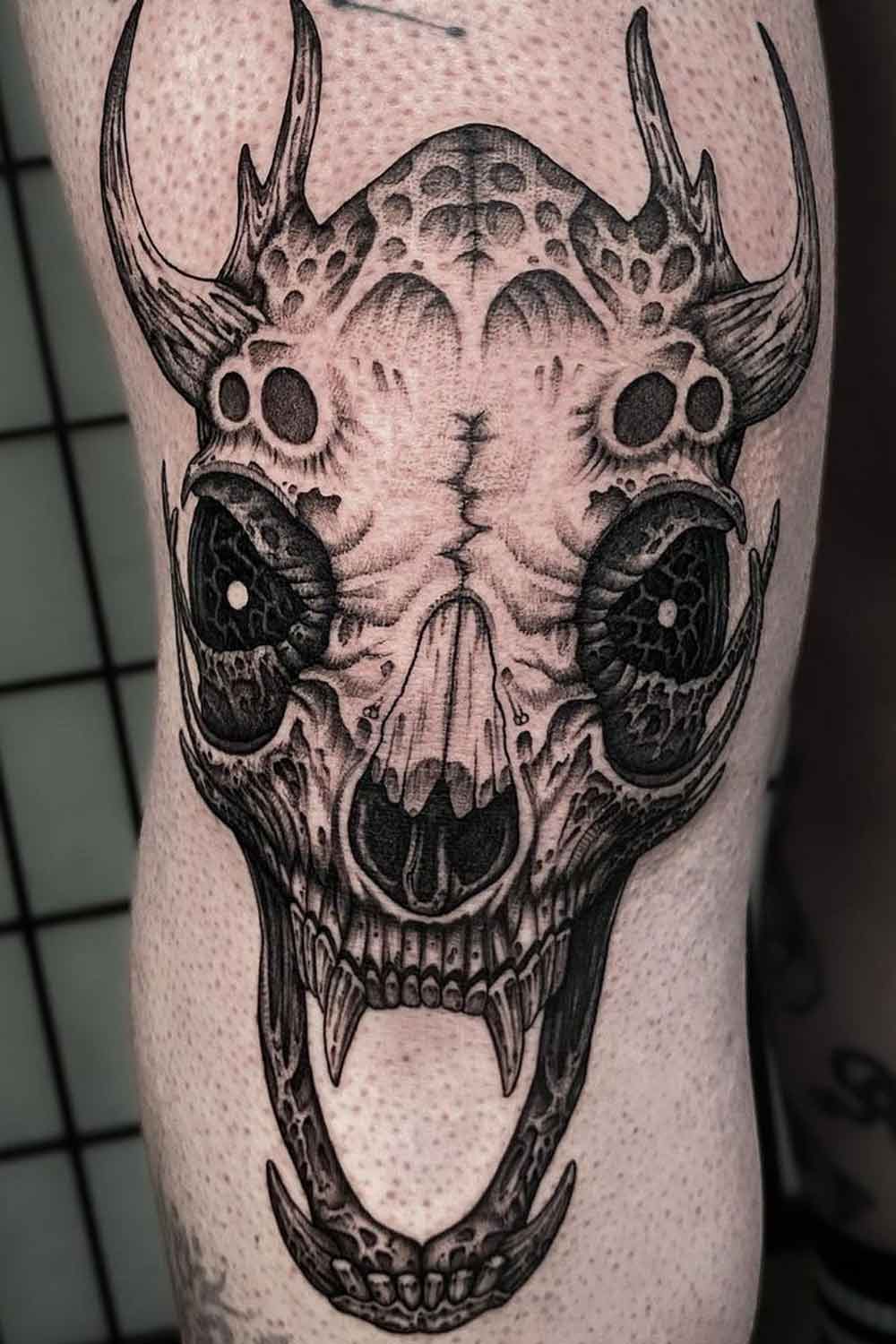 38 Creepy Skull Tattoos Collection to Inspire