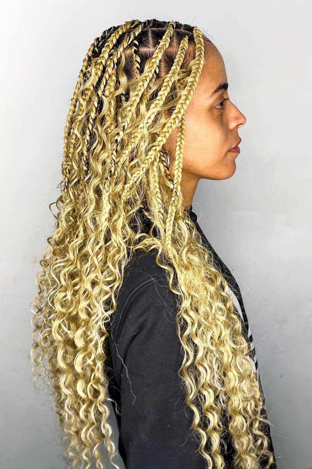 Box Braid Styling Ideas For Most Exquisite Tastes