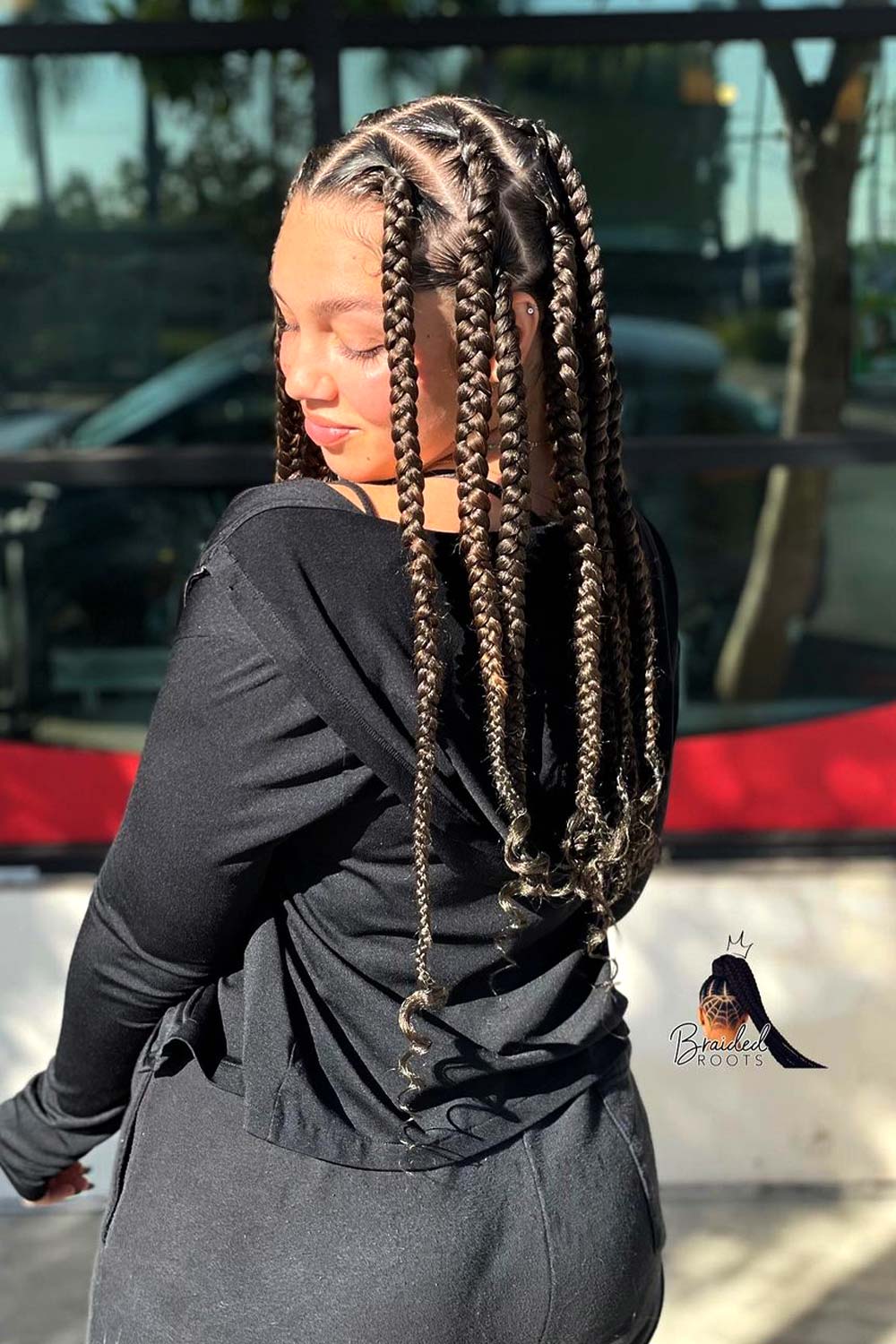 Box Braid Styling Ideas For Most Exquisite Tastes