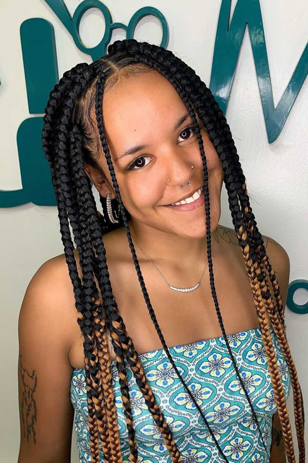 Box Braid Styling Ideas For Most Exquisite Tastes