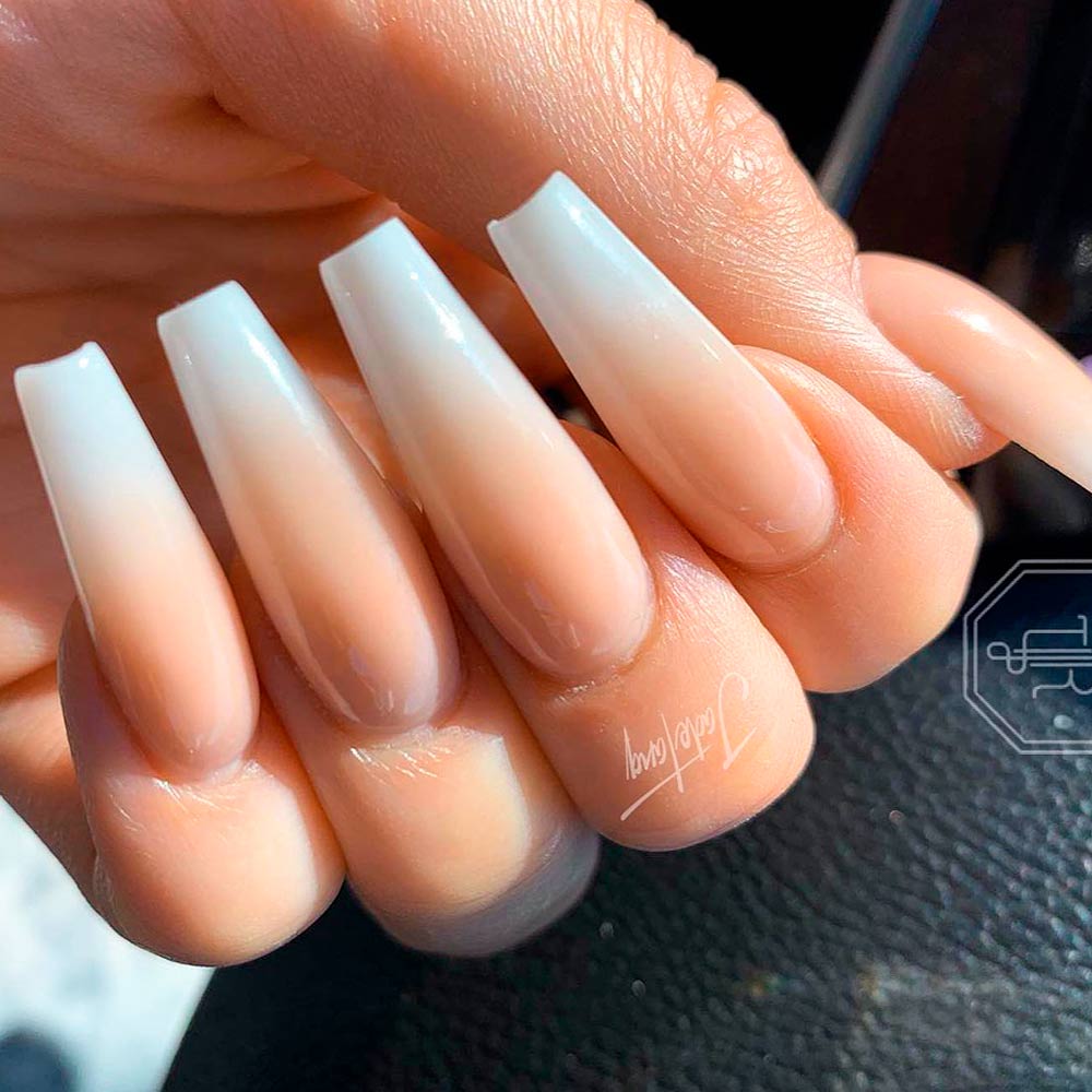 The Most Stylish Ideas For White Coffin Nails Design