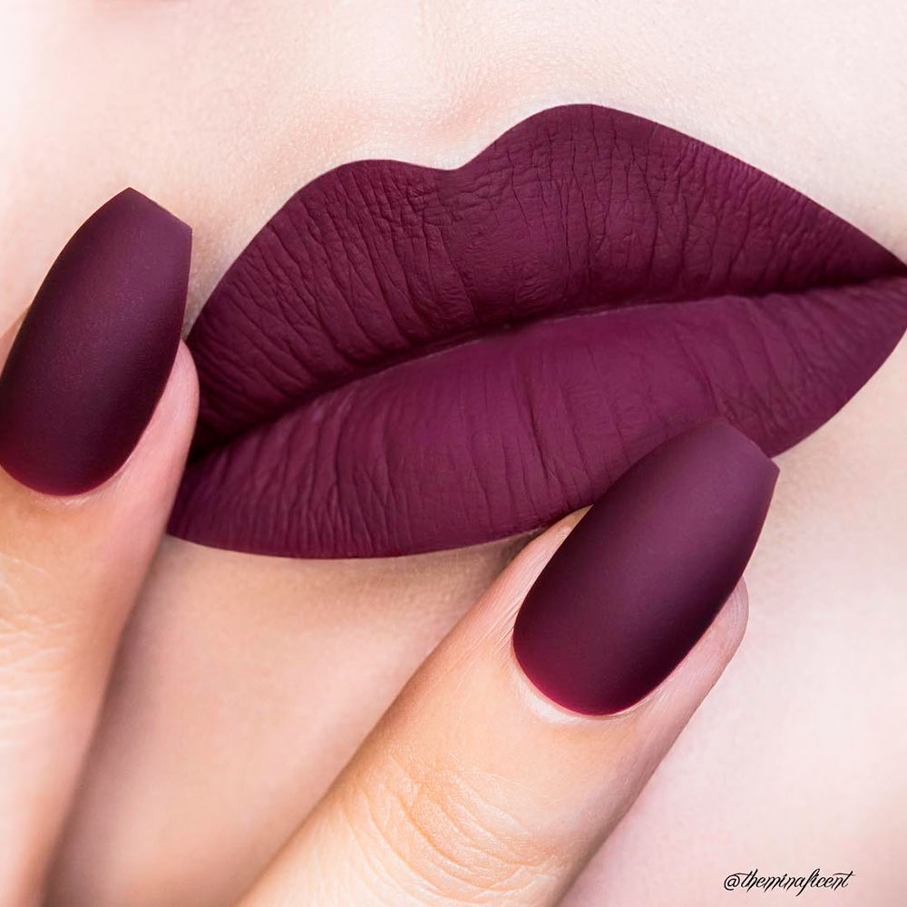 Best 21 Maroon Matte Lipstick Ideas for Your Sultry Look