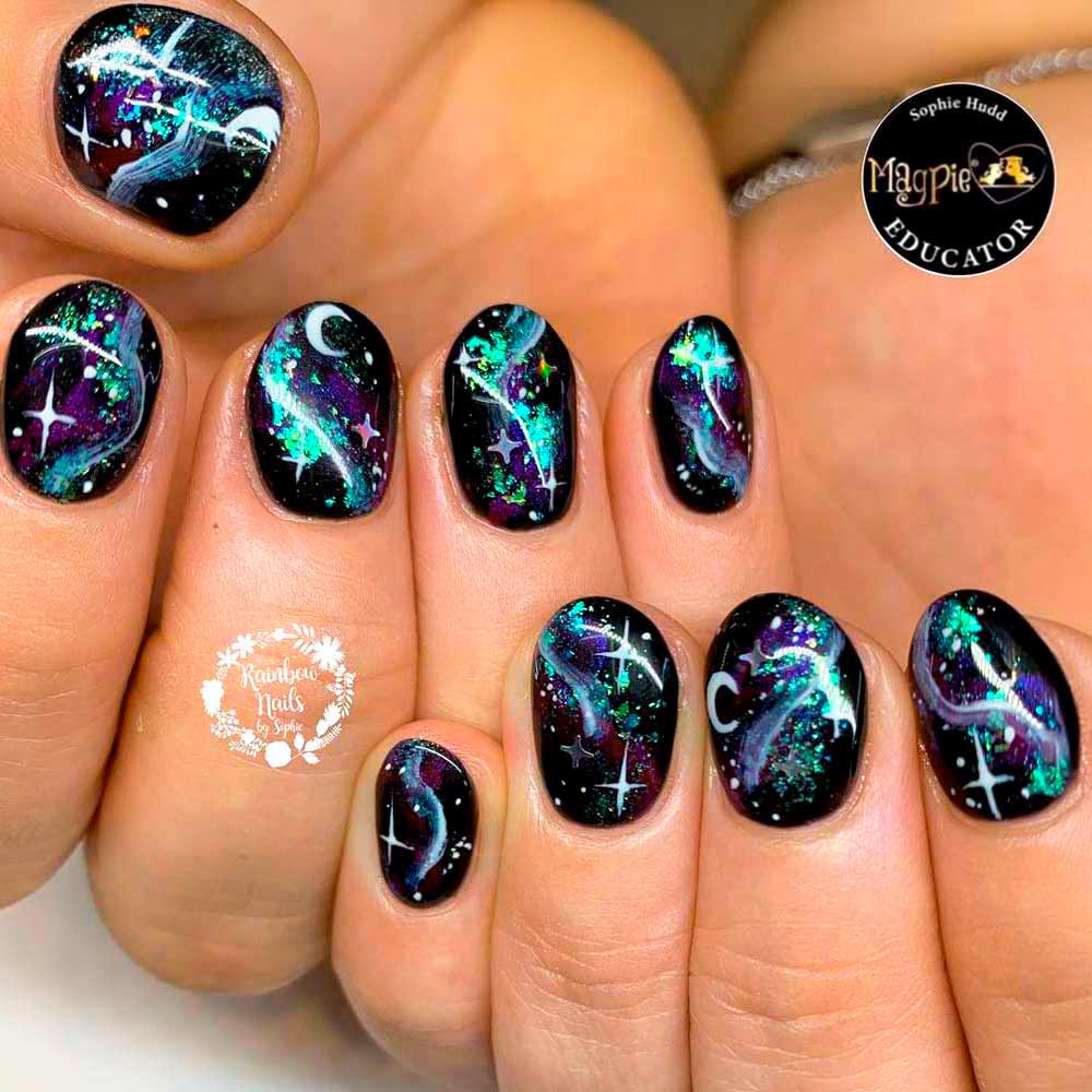 46 Galaxy Nails You Need to Copy Immediately