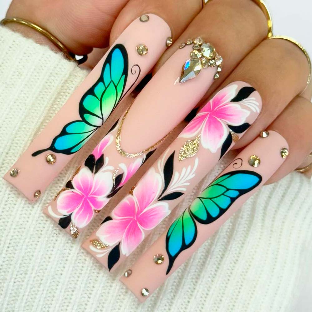 35 Long Nails Designs For Your Statement-Making Mani